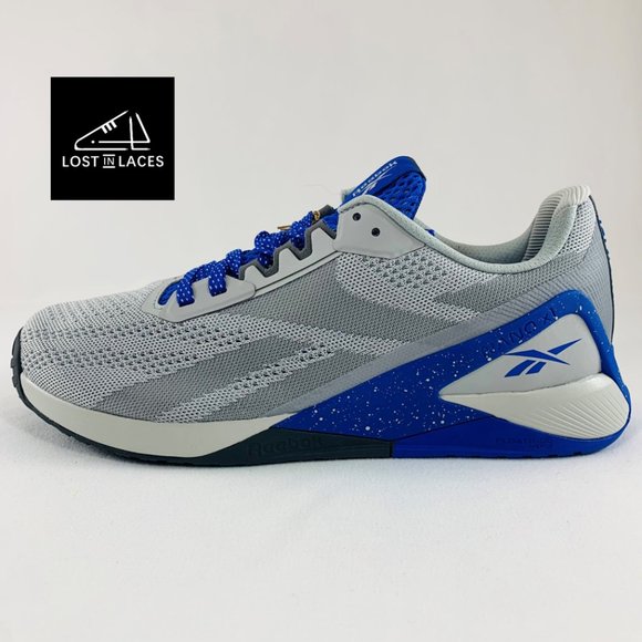Reebok | Shoes | Reebok Nano X White Blue Grey Crossfit Mens Sizes New ...